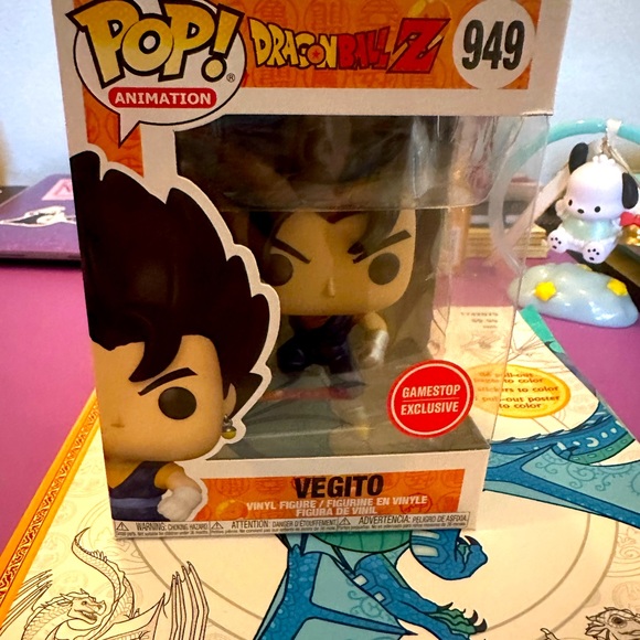 Funko | Toys | Funko Pop 949 Metallic Base Form Vegito Gamestop ...